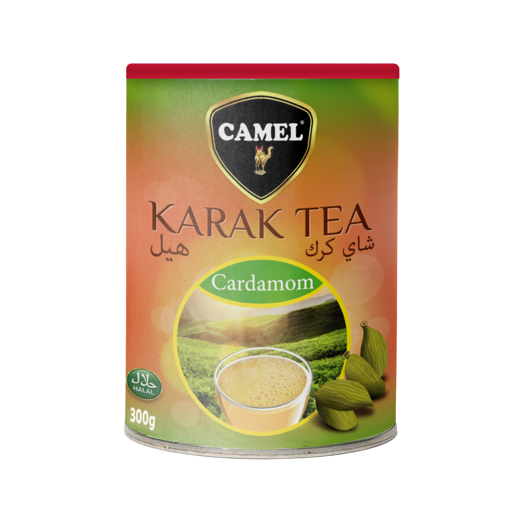 Camel Karak Tea Cardamom 300gx12pcs Karton Teneke - İpek Gıda